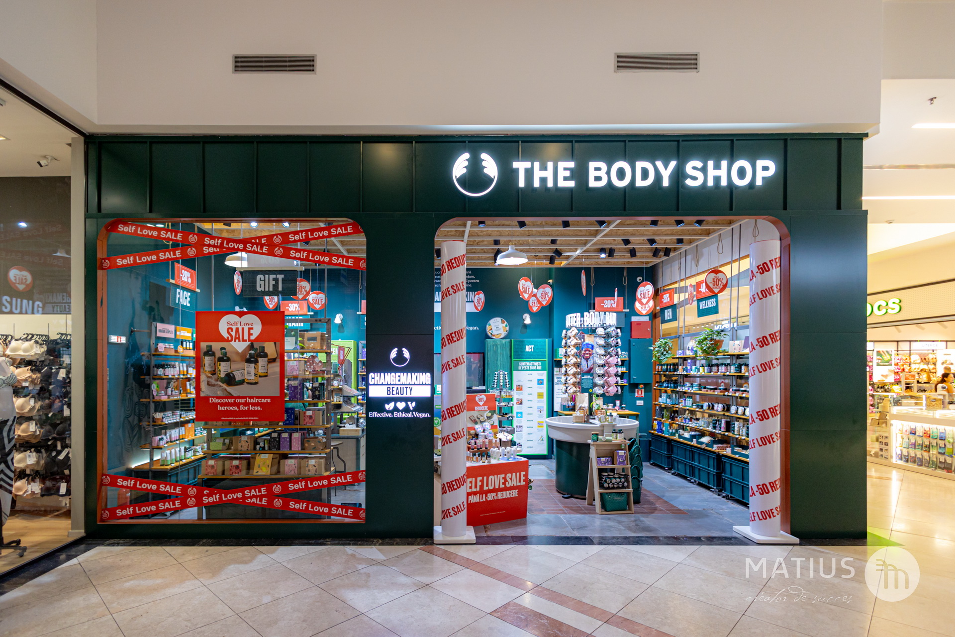 Body Shop - MATIUS - Arhitectură de retail